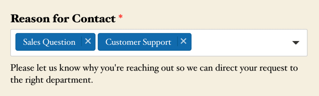 How to Customize the Dropdown Field in WPForms