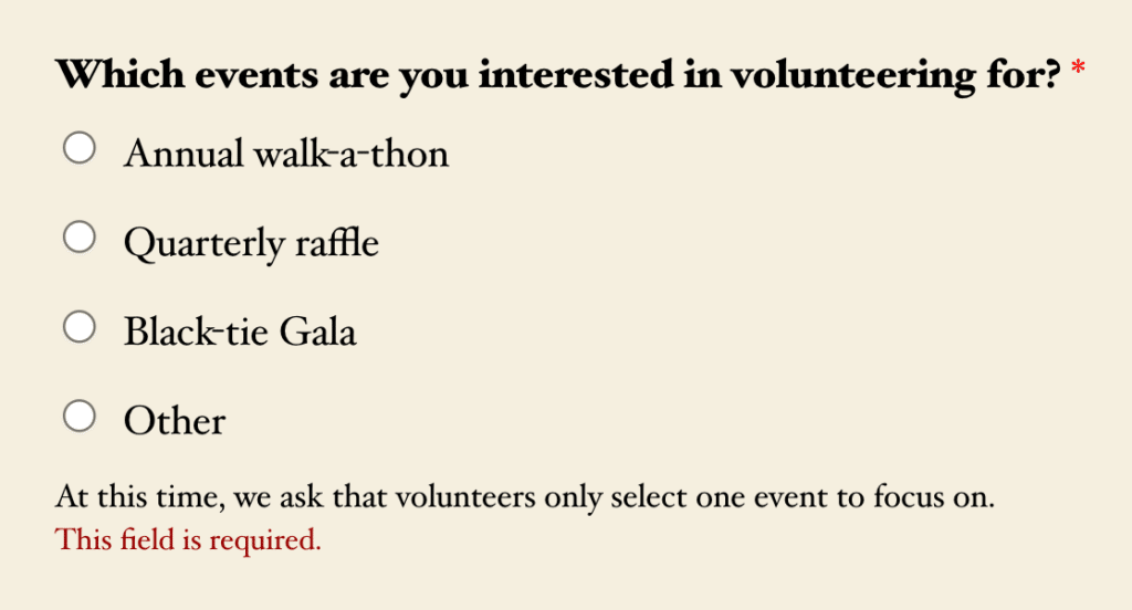 How to Customize the Multiple Choice Field in WPForms