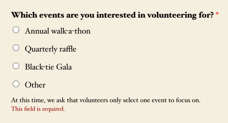 How to Customize the Multiple Choice Field in WPForms