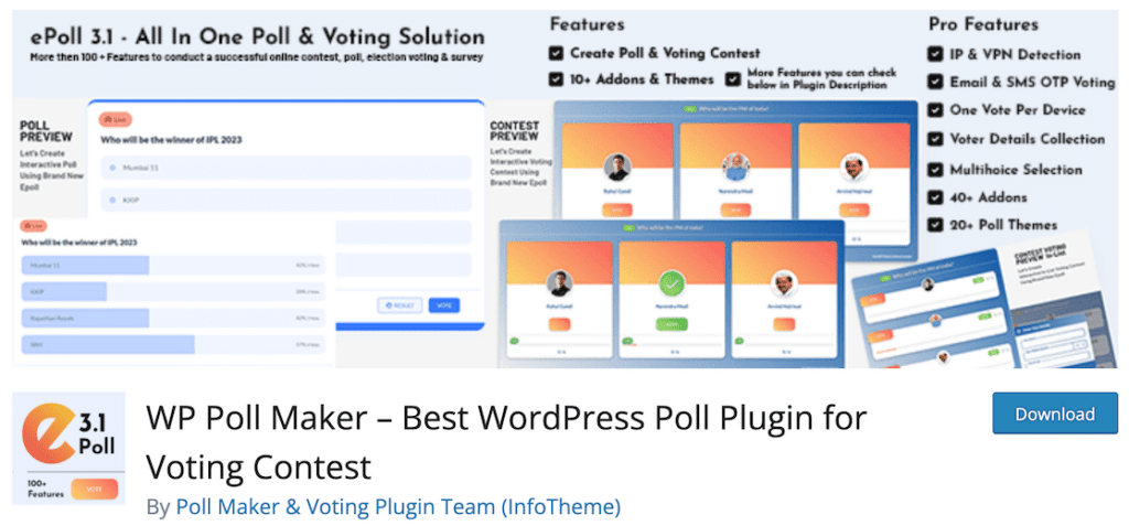 10 Best WordPress Voting Plugins Compared in 2024