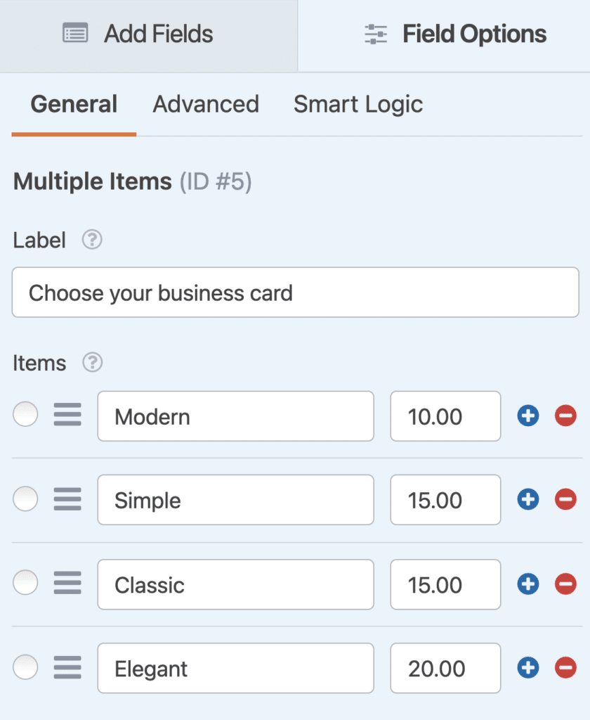 How to Create a Business Card Order Form (With a Template!)
