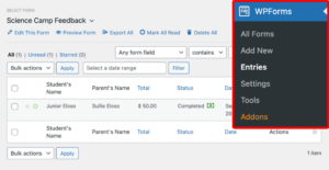 Square Addon - WPForms