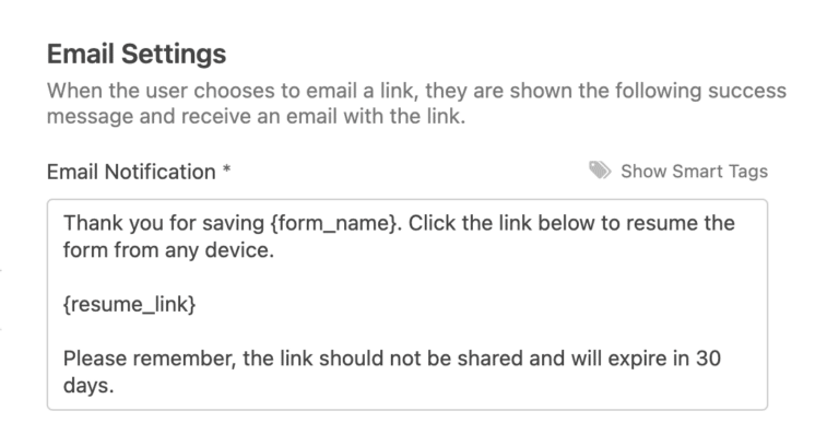 Save and Resume Addon - WPForms
