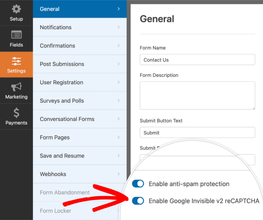 How to Prevent Spam in WPForms