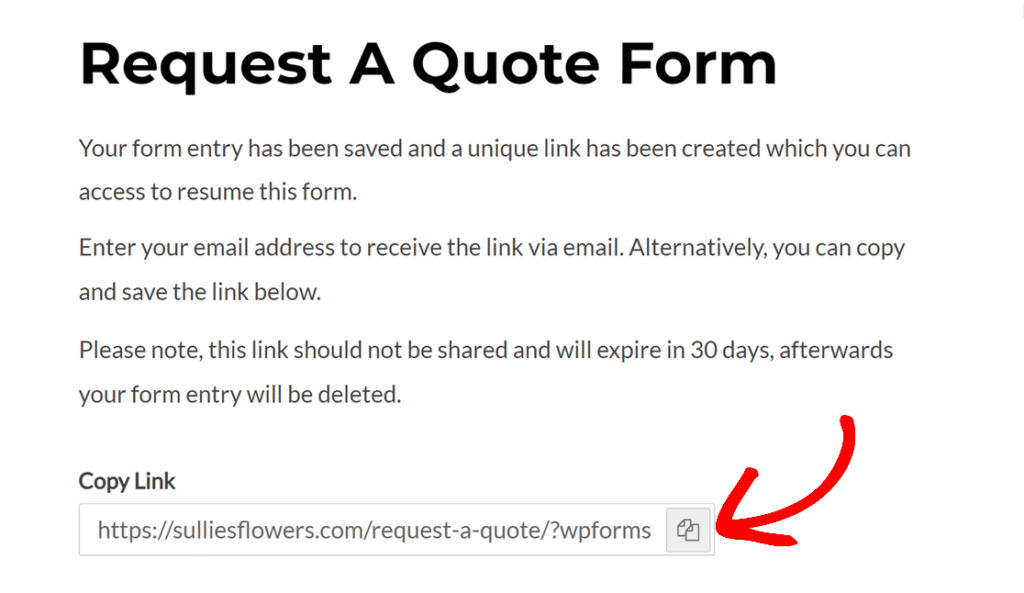 Save and Resume Addon - WPForms