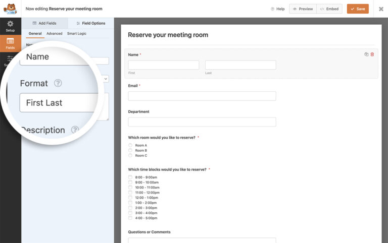 How to Block Names From Completing Your Form