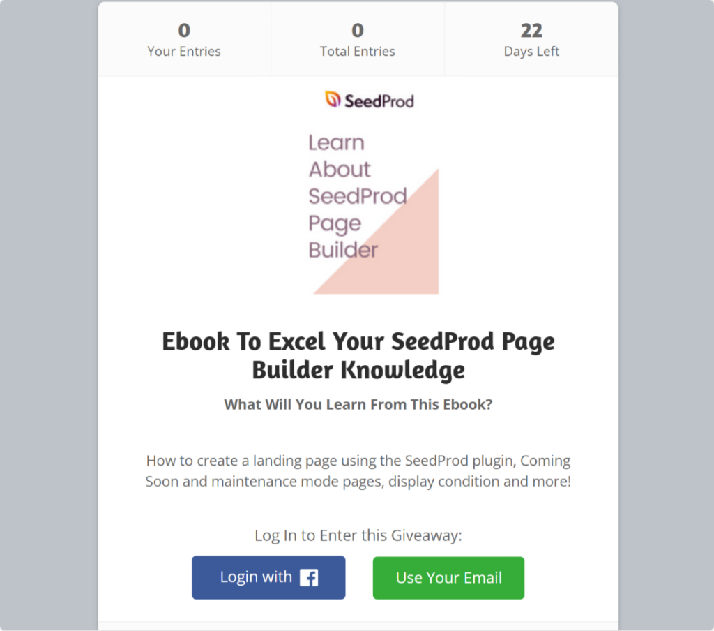 9 Giveaway Landing Page Examples to Inspire You