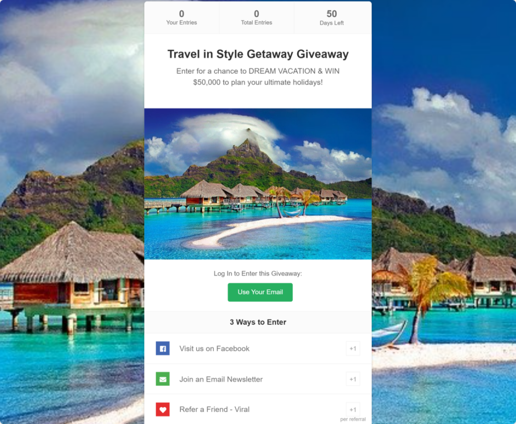 9 Giveaway Landing Page Examples to Inspire You