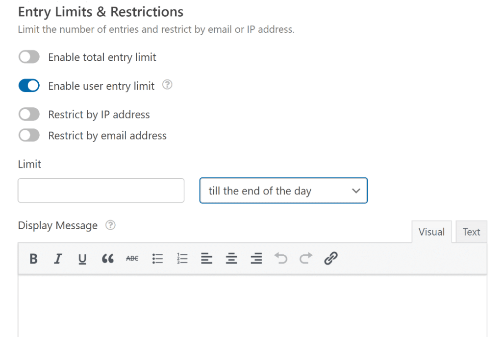 How to Limit Form Entries in WPForms [Step by Step]