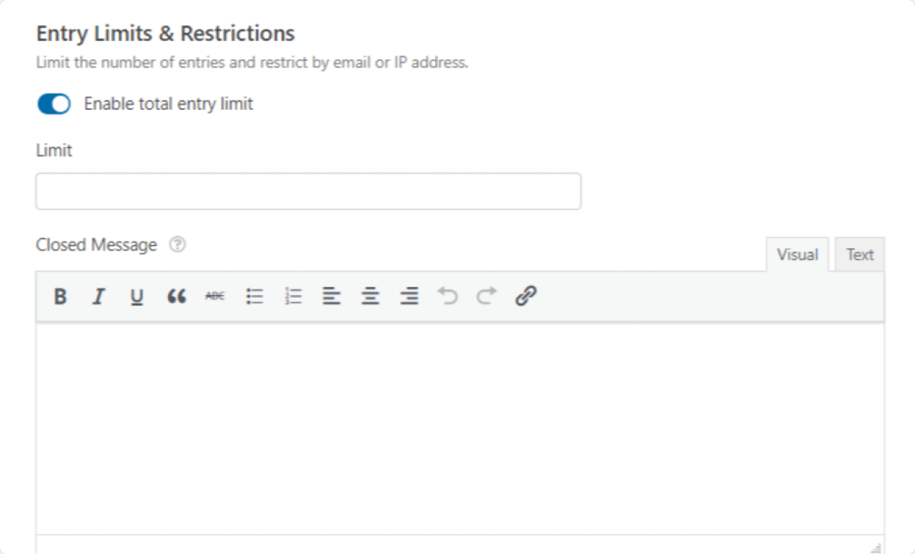 How to Limit Form Entries in WPForms [Step by Step]