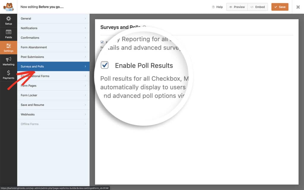 How to Hide Empty Poll Results