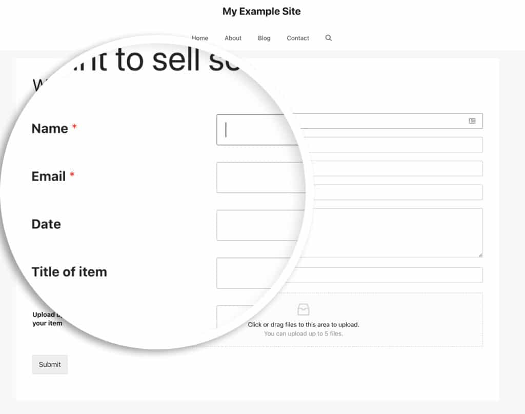 How To Style The Form Labels Beside The Fields Using Css
