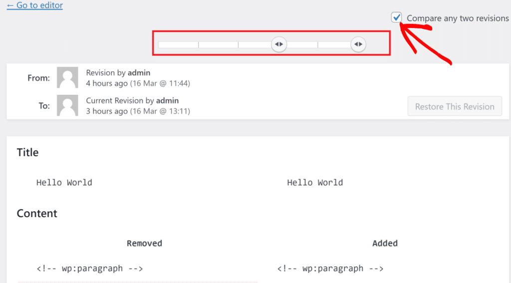 How to Undo Changes in WordPress (Posts, Pages & Forms)