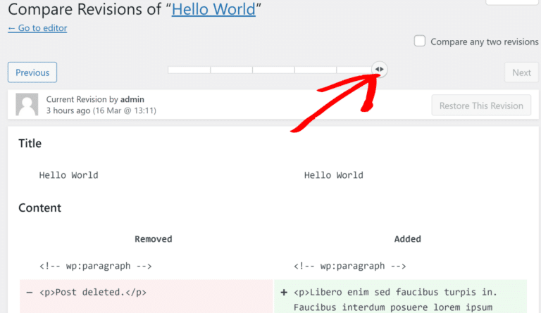 How to Undo Changes in WordPress (Posts, Pages & Forms)