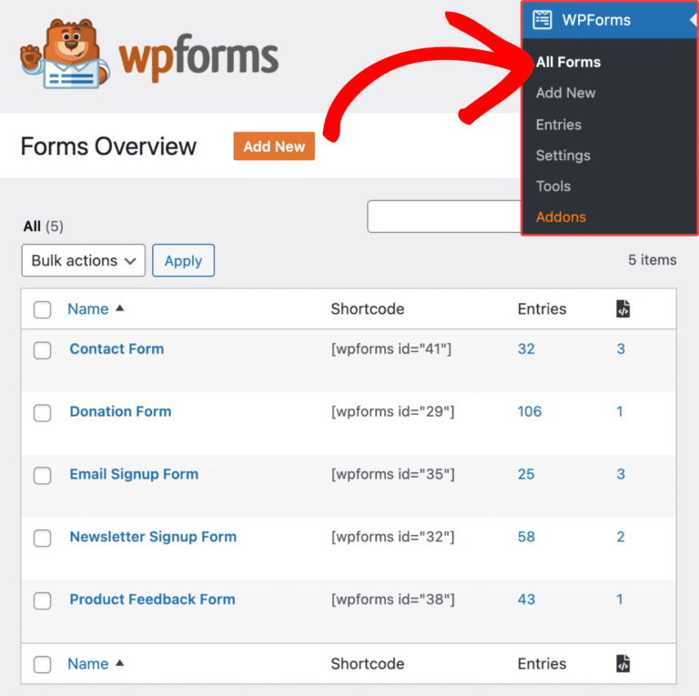 How to Find All Pages With Forms on Your WordPress Site