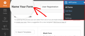 User Registration Addon