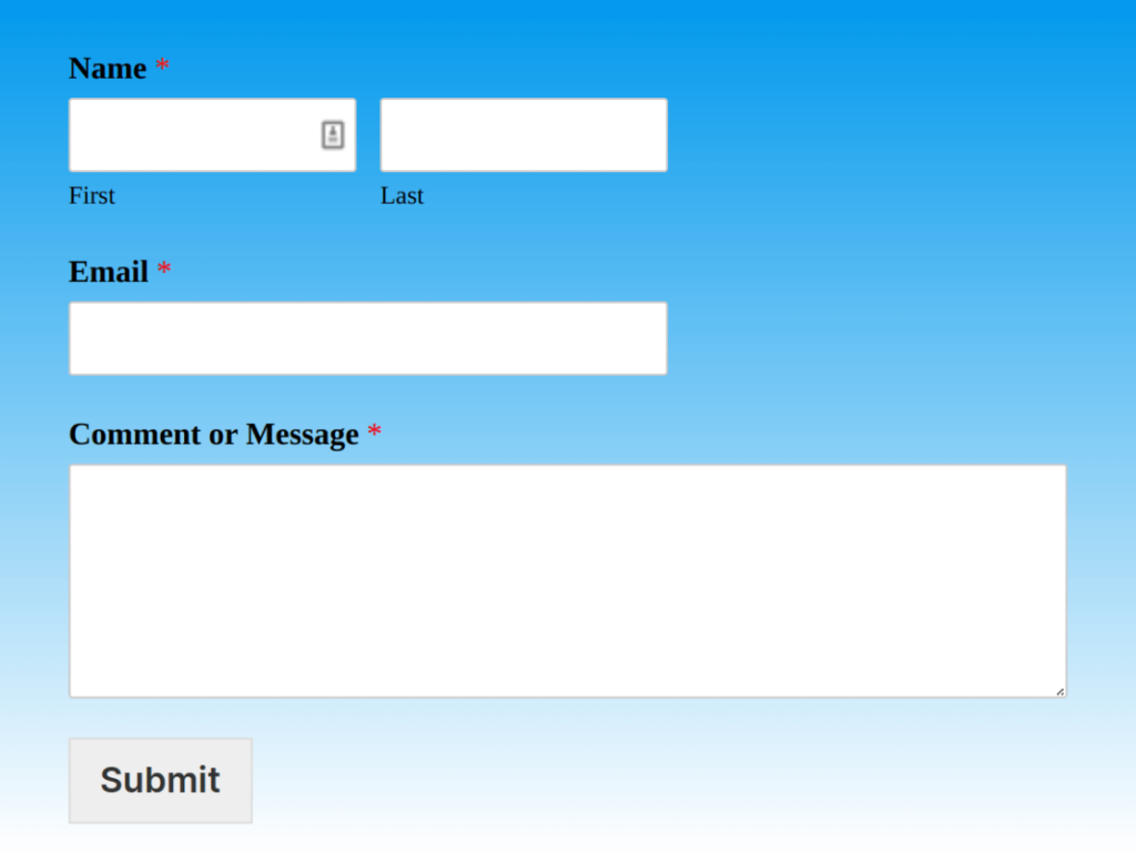 Adding a Background Image to Your Forms