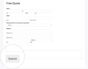 How to Change the Submit Button Color with WPForms