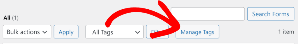 How to Organize Your WordPress Forms With Tags