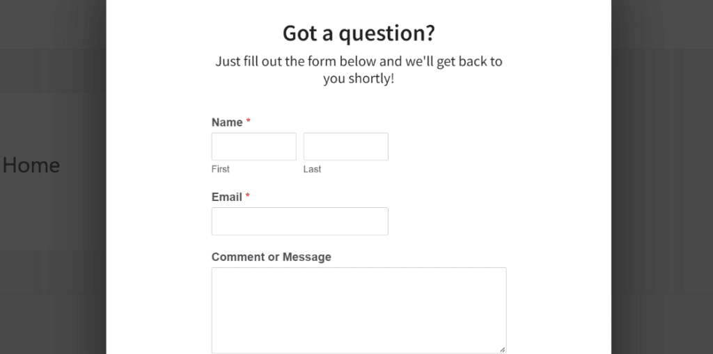 How to Easily Create a WordPress Popup Form for Free
