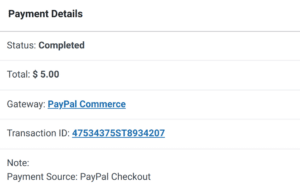 PayPal Commerce Addon - WPForms