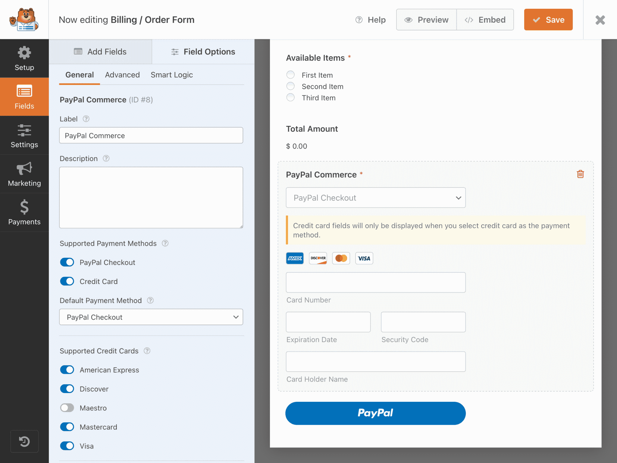 Easily Take Payments in WordPress With the WPForms PayPal Commerce Addon