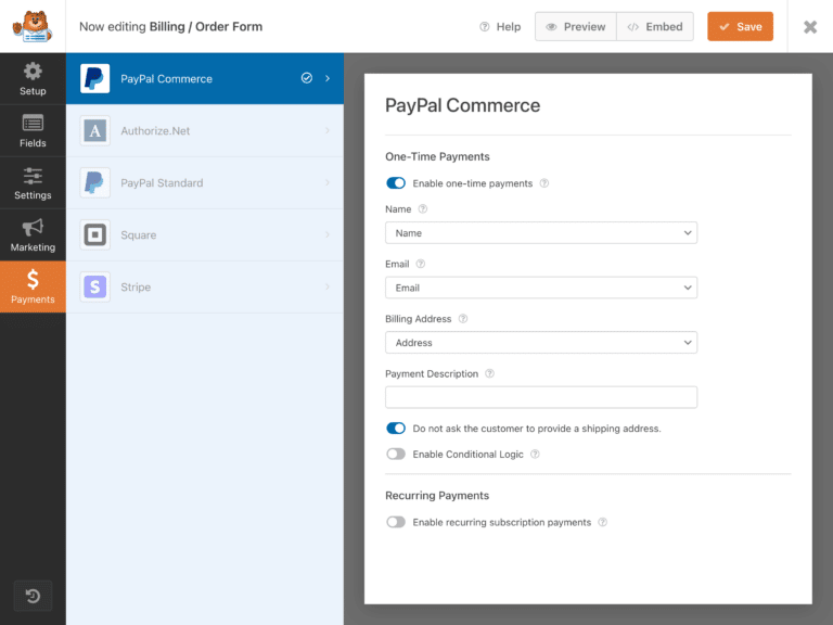 Easily Take Payments in WordPress With the WPForms PayPal Commerce Addon