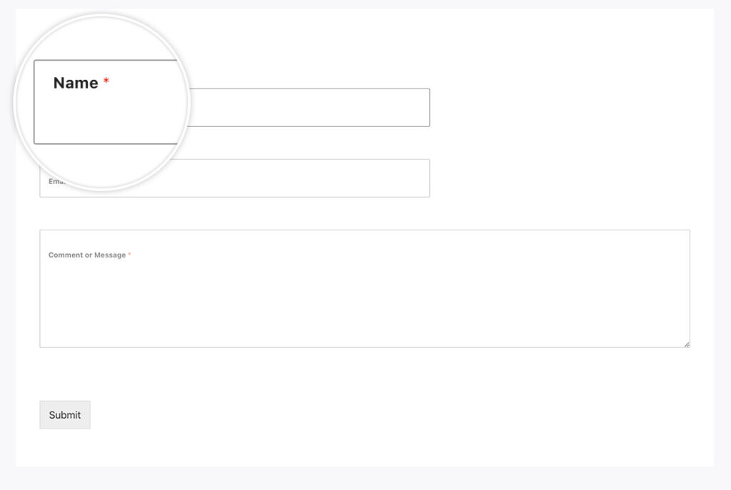 How to Create a Form With Floating Labels with WPForms