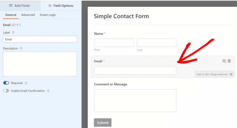 How to Show a Confirm Email Address Field on WordPress Forms