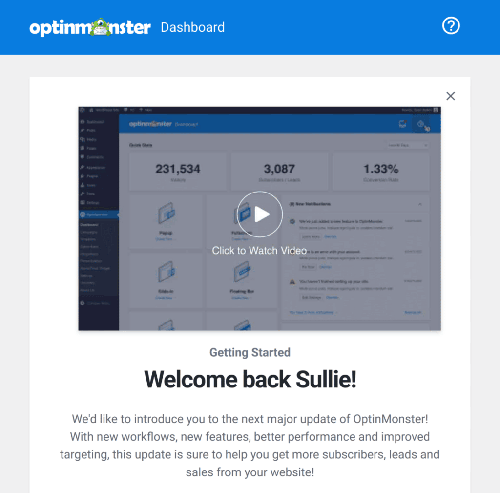 Creating Popup Forms With OptinMonster