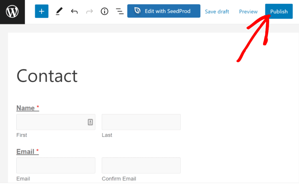 How to Show a Confirm Email Address Field on WordPress Forms