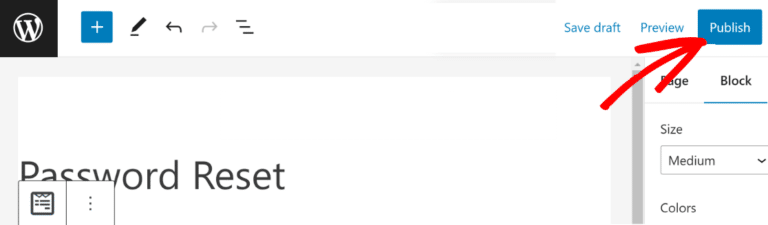 How to Create a Custom Password Reset Form in WordPress