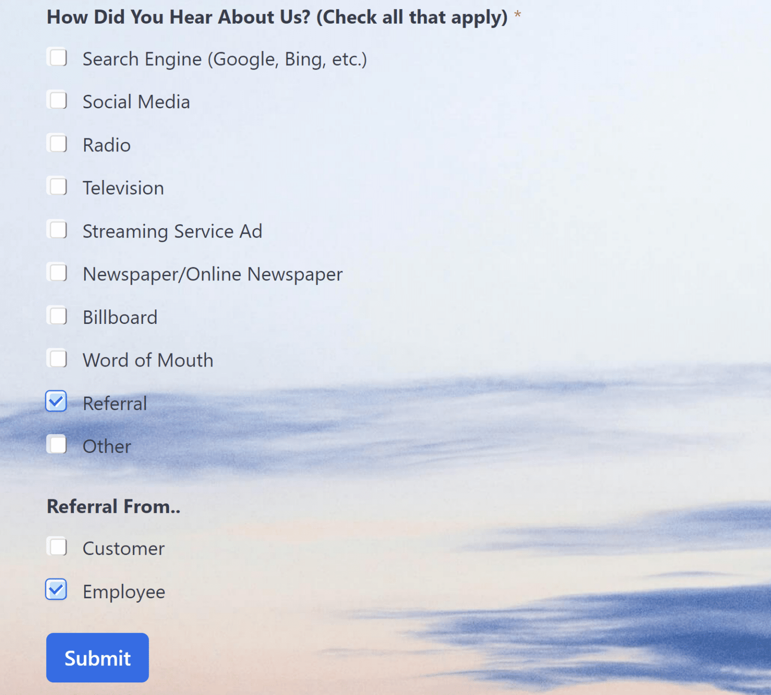 How Did You Hear About Us Survey Questions & Answers