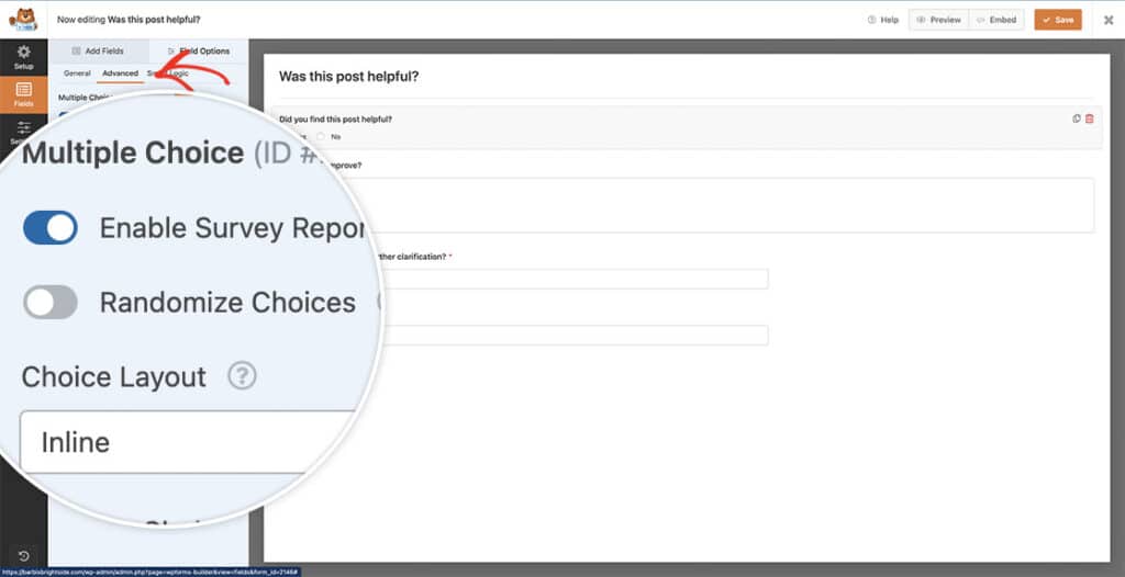 Creating a Post-Review Form