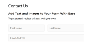 How to Add Extra Text and Descriptions to Forms
