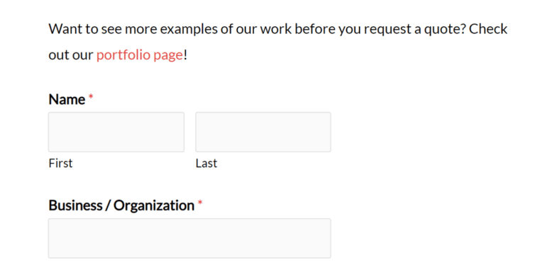 How to Add Extra Text and Descriptions to Forms