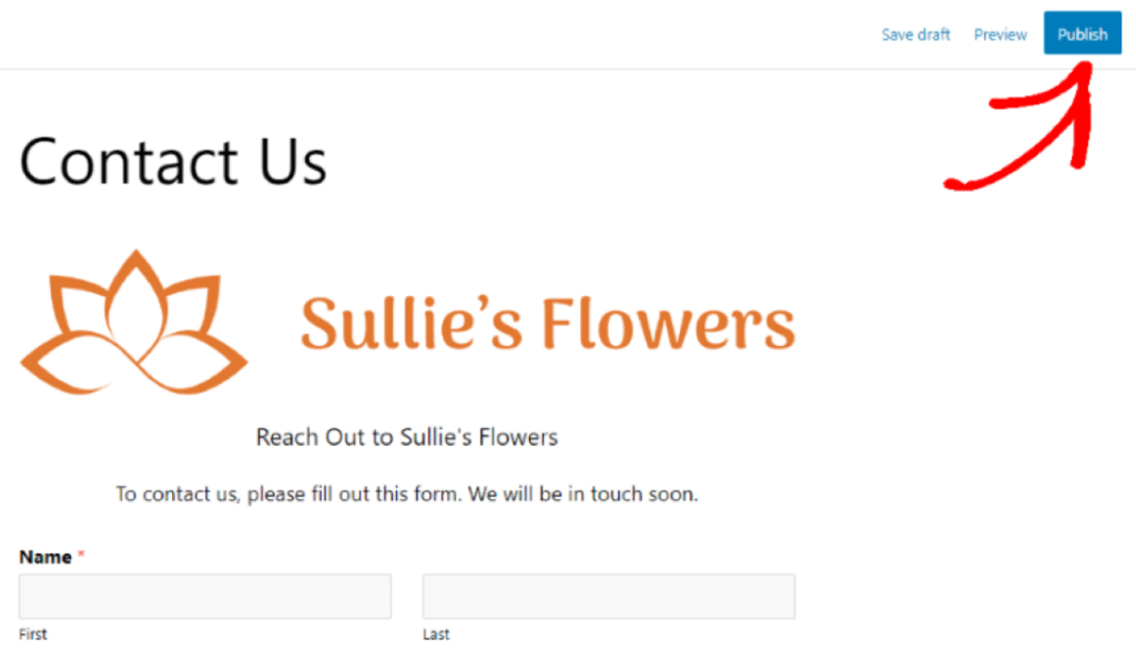 How to Add a Form Header Image or Logo in WordPress