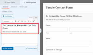 How to Add Instructional Text to a Form (4 Ways)