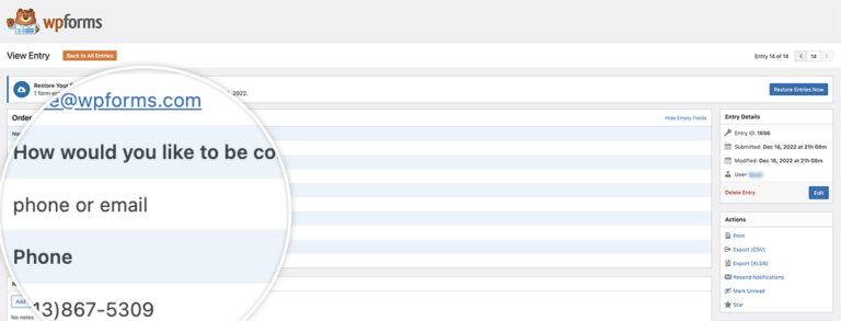 How to Store Field Values in the WPForms Entry How to Store Field Values in the WPForms Entry