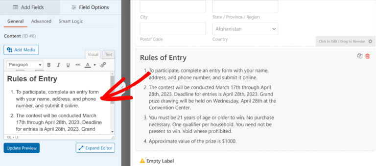 How to Create a WordPress Contest Entry Form (2 Easy Ways)