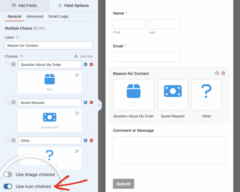 How to Add Radio Buttons With Images to WordPress Forms