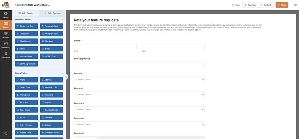 How to Create a Conditional Rating Form