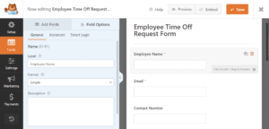 How to Make a Time Off Request Form with a Template