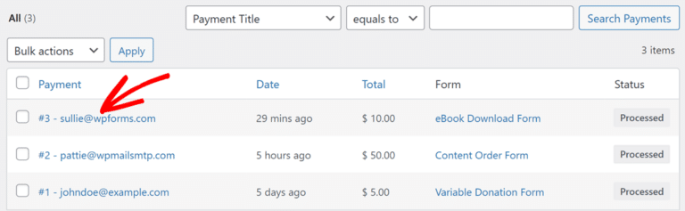 Viewing and Managing Payments