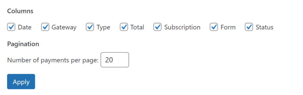 Viewing and Managing Payments