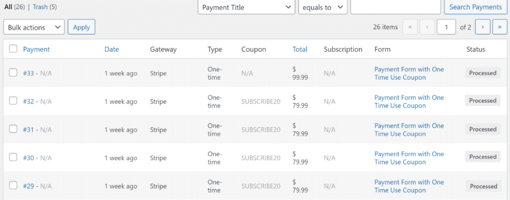 How to Create One Time Use Coupons (Without WooCommerce)