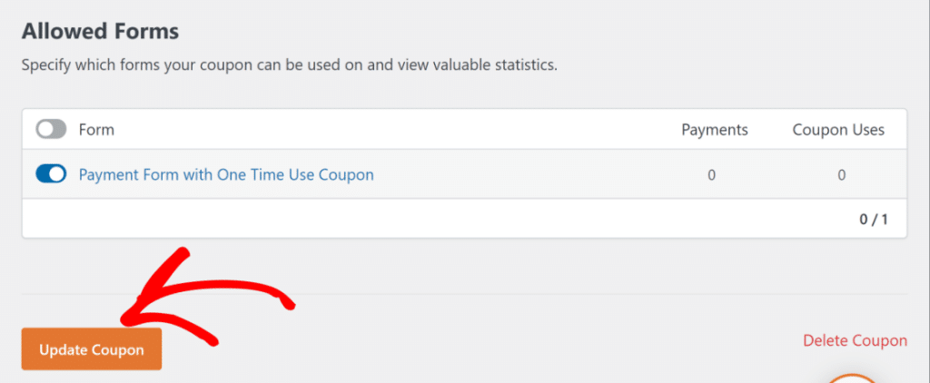 How to Create One Time Use Coupons (Without WooCommerce)