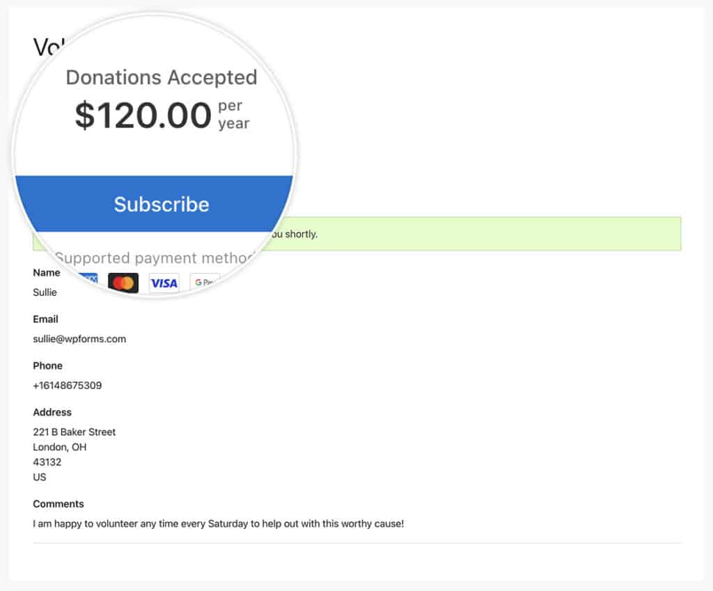 Adding a Stripe Buy Button After Confirmation