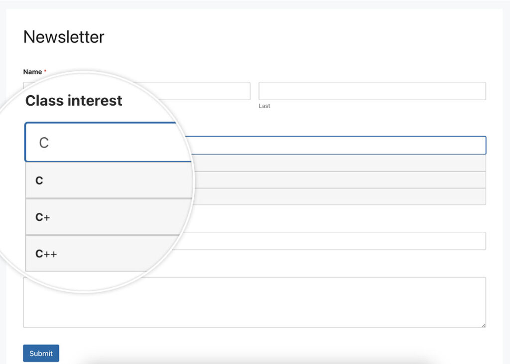 How to Create an Autocomplete Field in Your Form How to Create an Autocomplete Field in Your Form
