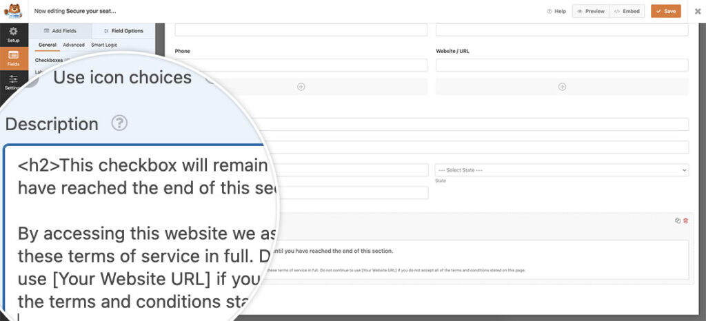 How to Enable a Checkbox After Reading Disclaimer